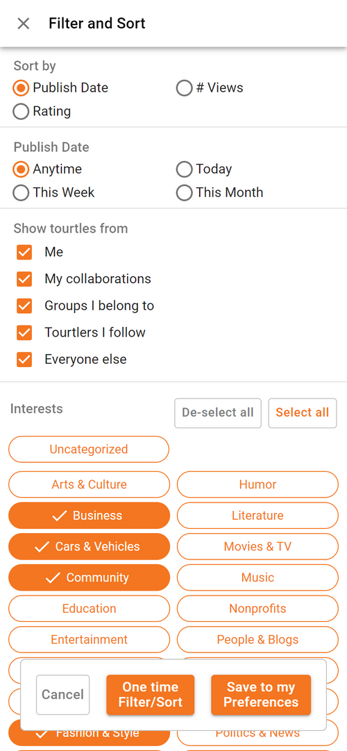 How to use the Filter