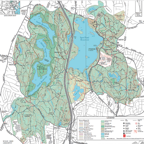 Middlesex Fells Trail Map